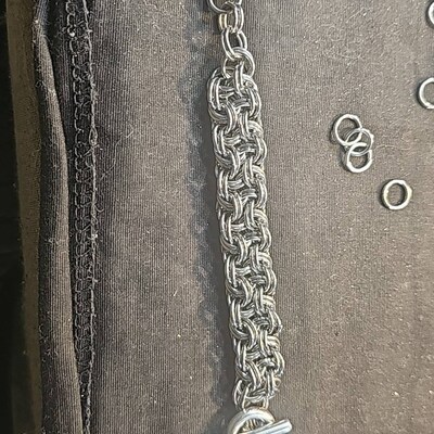 Trizantine Bracelet Kit, Chainmaille Kit, Stainless Steel, Chainmail ...