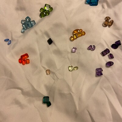 Bulk Semi Precious Faceted Gemstones Wholesale Lot, Mixed Loose ...