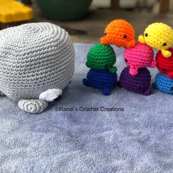 NO SEW (except the Eyes) - Whale Surprise Amigurumi Crochet Pattern ...