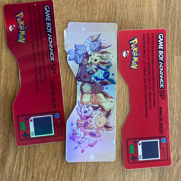 Gameboy Advance SP & Anbernic RG35XXSP Back Labels - Etsy