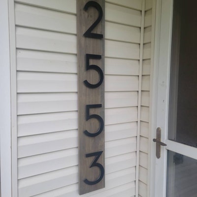 4 Inch Black House Numbers Traditional Address Numbers Apartment ...