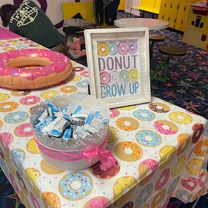 Donut Party Signs. 10x8, 5x7, Digital Bundle. Printable Donut Theme ...