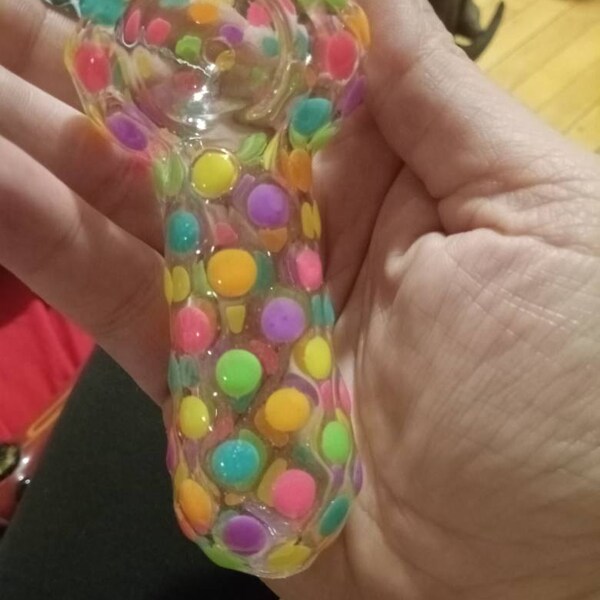 Custom Amazing Stitch, Glass Smoking Pipe, Girly Pipes, Unique, Glass ...