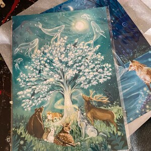 Tree of Life Alchemy Elements Fine Art Print From Original - Etsy