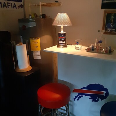Chicago Bears Desk Lamp With Chrome Finish Shade - Etsy