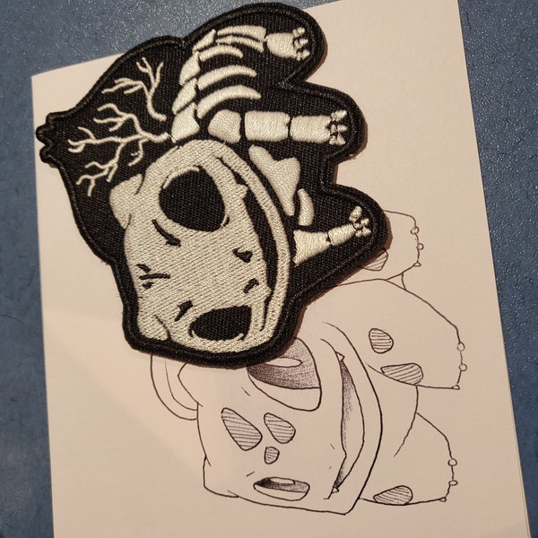 Spooky Bulbasaur Patch - Etsy