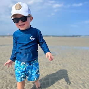 Circle Initials Personalized Kids Hat Symbol Custom Infant Toddler ...