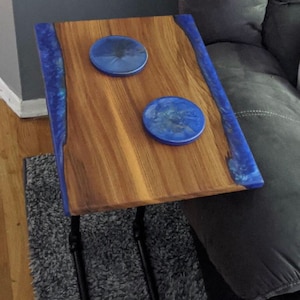 3-D Diamond Pattern Coffee Table With Sinker Cypress Blue | Etsy