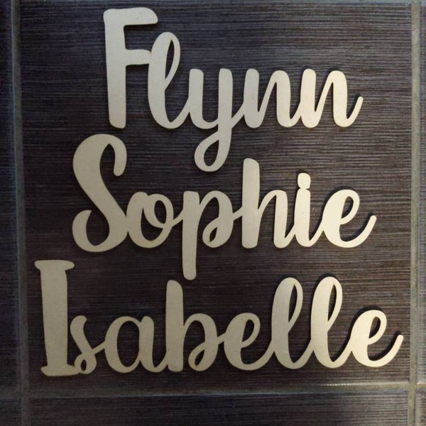 MDF Wooden Name | Laser Cut MDF 3MM | Wood Name | DIY Name | Raw Mdf ...