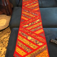 GREASED LIGHTNING Jelly Roll Table Runner Sewing Pattern Tiger Lily ...