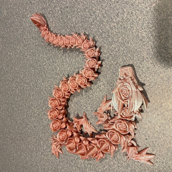 Rose Dragon, Cinderwing3d, STL File for 3D Printing, STL Print Files ...