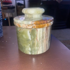 Marble Salt Cellar With Lid Unique 3 Salt and Pepper Cellar Gift for ...