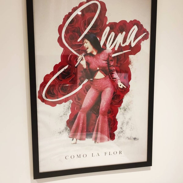 Selena Quintanilla Vinyl Sticker Como La Flor - Selena Movie Series La ...
