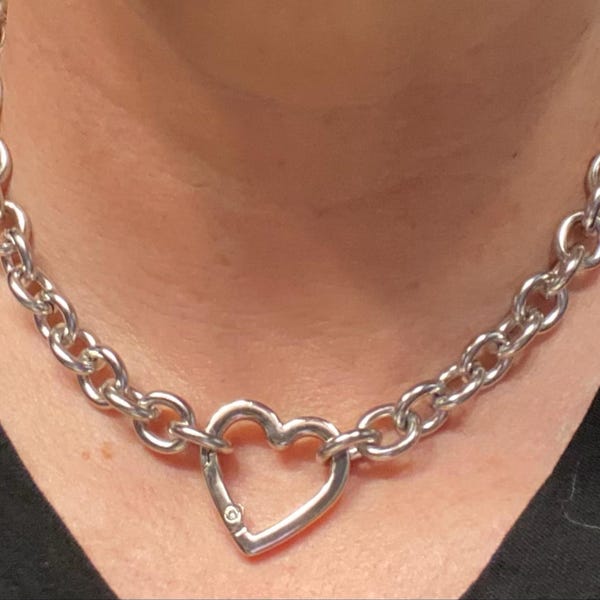 Spike Necklace, O Ring Necklace, Punk Necklace, Y2k Necklace, Chunky ...