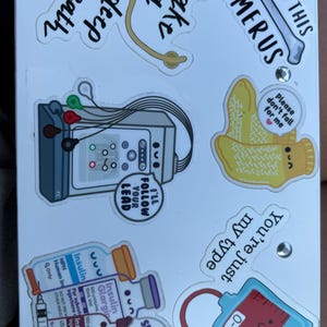 Blood Bag Transparent Vinyl Sticker, Nursing Student, Nurse Gift ...