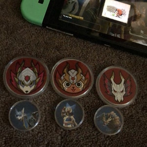 Diaboromon Token Set of Four - Etsy