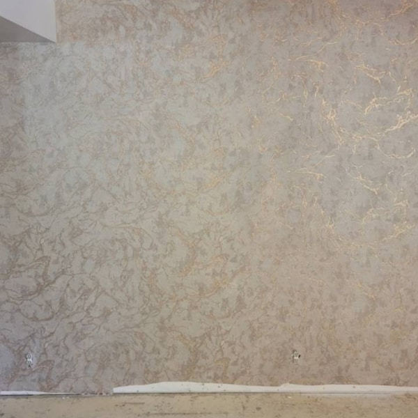 Modern Plain Embossed Wallpaper, Textured Shimmering Wallcovering ...