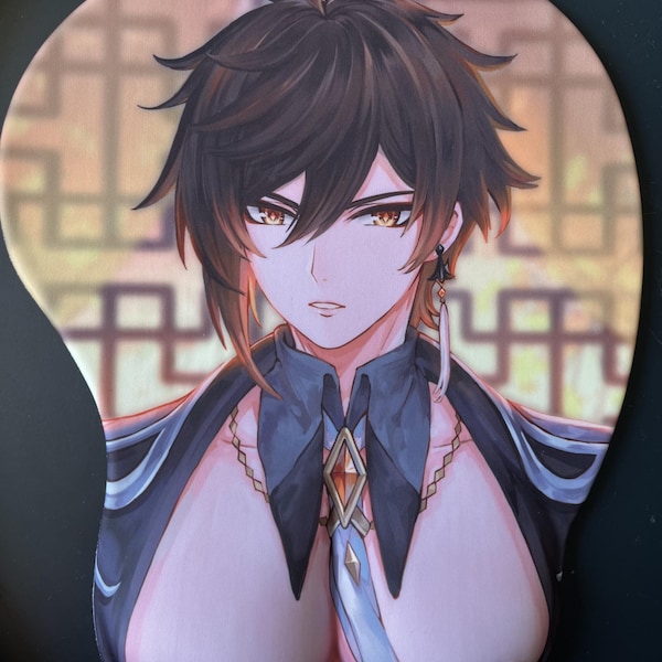 Boothill Ergonomic 3D Man Chest Mousepad Support Pad Gaming Pad Honkai ...