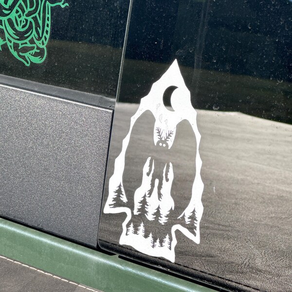 Wendigo Car Decal Wendigo Sticker Bumper Sticker for Cars Cryptid Vinyl ...