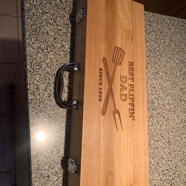 BBQ Set, Custom Grill Set, Personalized BBQ Set, Grill Set, Custom BBQ ...