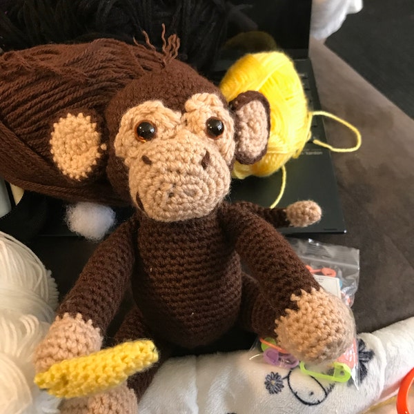 Chango and Changa Monkey Crochet Pattern - Etsy