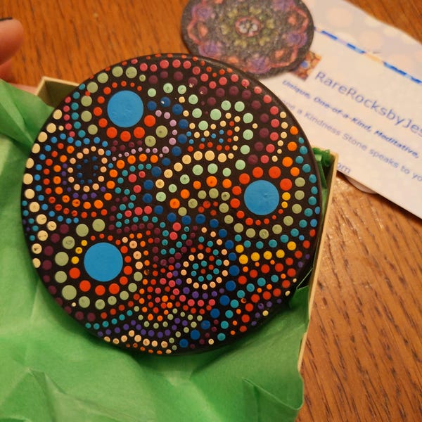 Handmade Kindness Stone, Mindfulness Gift, Peaceful, Meditation Gift ...