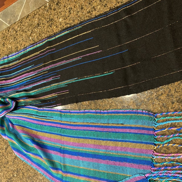 Floor Loom or Table Loom PDF Pattern, Cityscape Scarf and Aquamarine ...