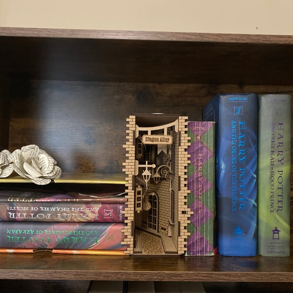 Extra Wide Wizards Alley Book Nook Kit, Double Wall Thickness With ...
