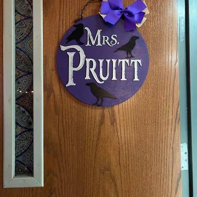 Teacher's Door Hangers Retro Kitchen Themed CUSTOMIZE - Etsy