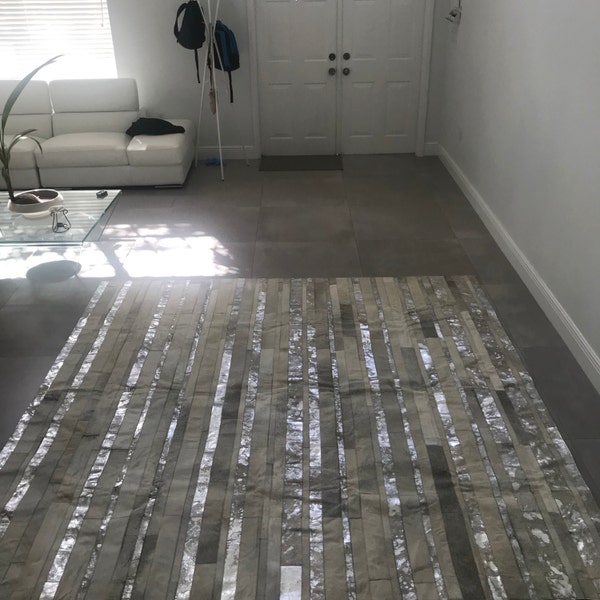 Cowhide Patchwork Rug * RAW Leather Argentina - Free Shipping ...