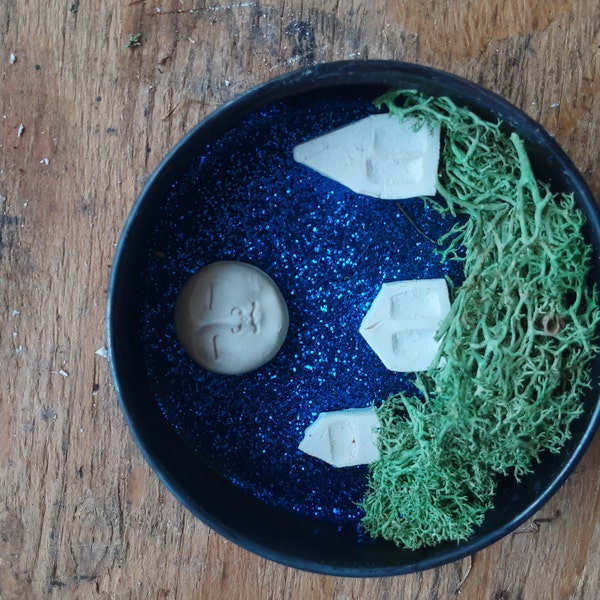 Polymer Clay Large STAMP and CUTTER Set Moroccan Lace Trinket Ring Dish ...