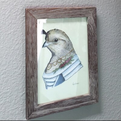Lady Quail Print 5x7 - Etsy