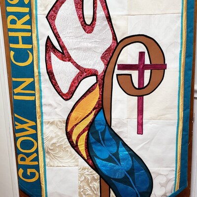 Handcrafted Banner, Lift High the Cross - Etsy