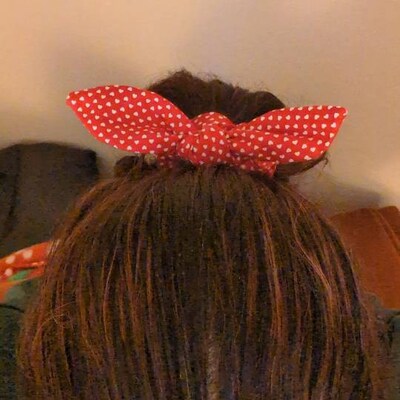 Easter Scrunchie, Bow Scrunchie, Hair Scrunchie, Bunny Ear Scrunchie ...