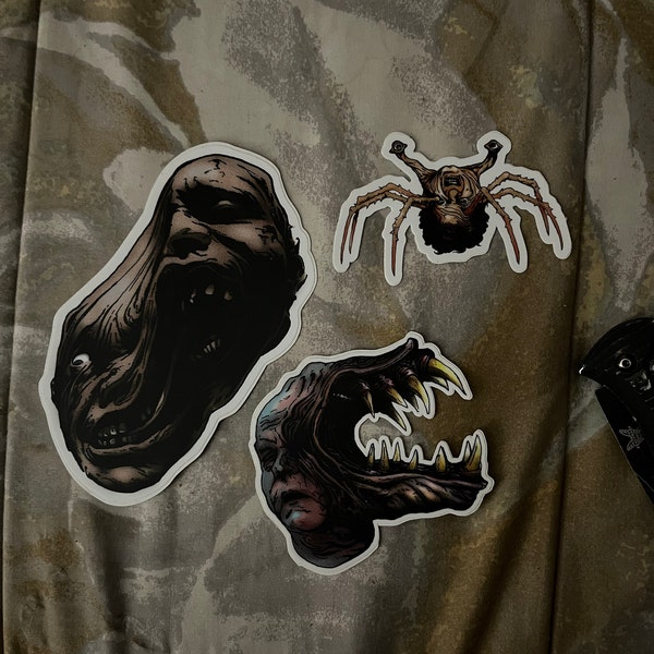 THE THING Creature Sticker Set (3 Full Color Stickers) John Carpenter ...
