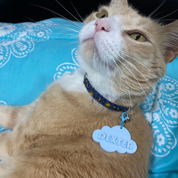 Cycle Shape Pet Tag,3d Printed Name Tag, Personalised Pet Tag, Dog Tag ...