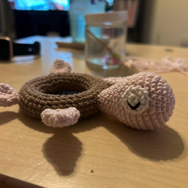 CROCHET PATTERN Sea Turtle Rattle, Sea Animal Rattle Crochet Pattern ...