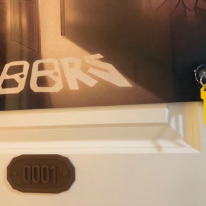Roblox Doors Inspired Room Number Door Plaque - 3D Printed - Etsy