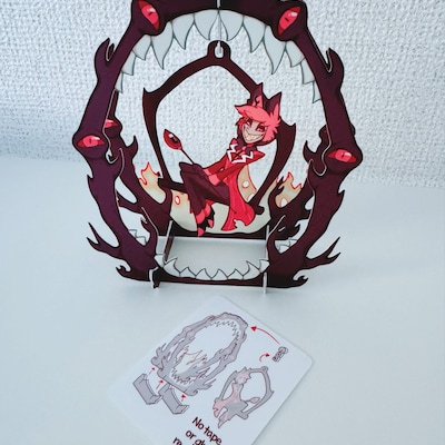 Alastor Hazbin Hotel Paper Craft Standee - Etsy