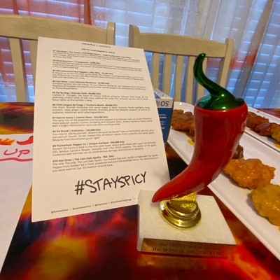 Chili Pepper Trophy. 5 Tall With Choice of Finish. Great Trophy for ...