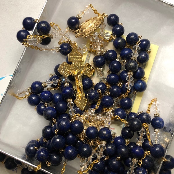 Blue Lapis Wedding Lasso in Gold - Etsy
