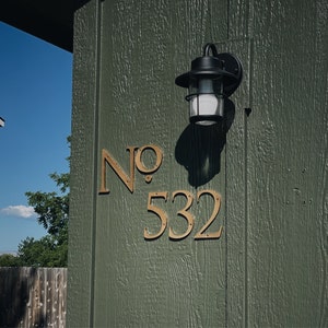 5 Inch Roman House Numbers Letters - Etsy