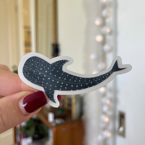 Transparent Whale Shark Sticker | Clear Whale Shark Sticker ...