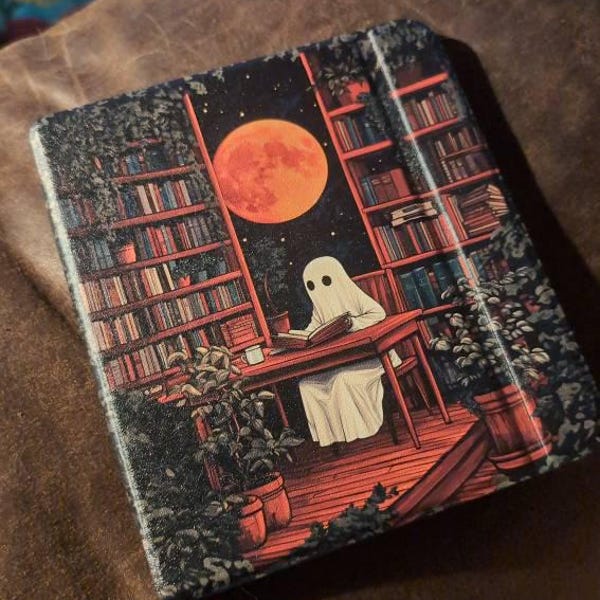 Library Ghost Book Case for Colorsoft 2025 Kindle Scribe Paperwhite ...
