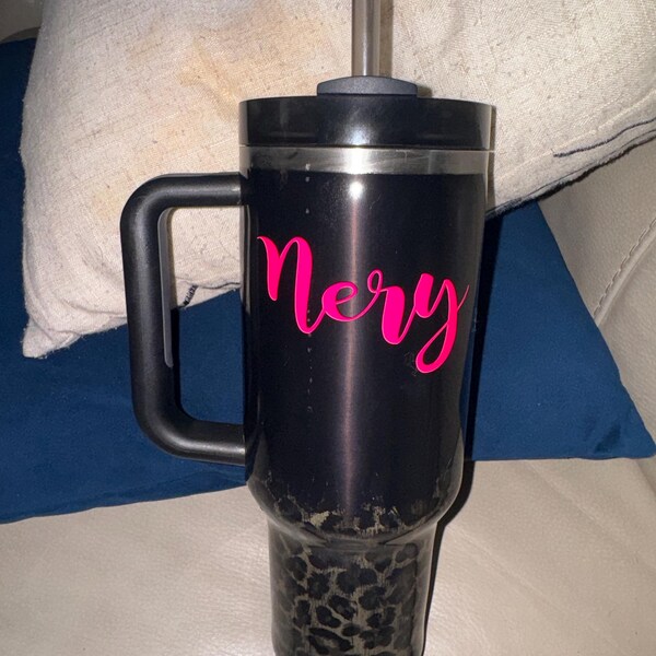 30oz Black and Pink Stanley I Stanley I Rhinestone Stanley - Etsy