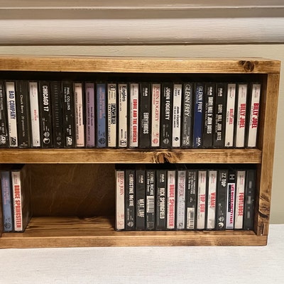 Cassette Tape Display Shelf 48 Cassette Capacity Display Shelf - Etsy