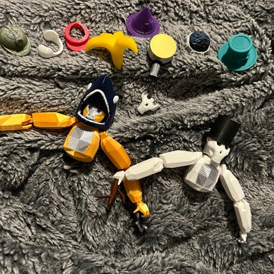 MINI Gorilla Tag Articulating Fidget With Hat. Mini Gorillas WITH FACES ...