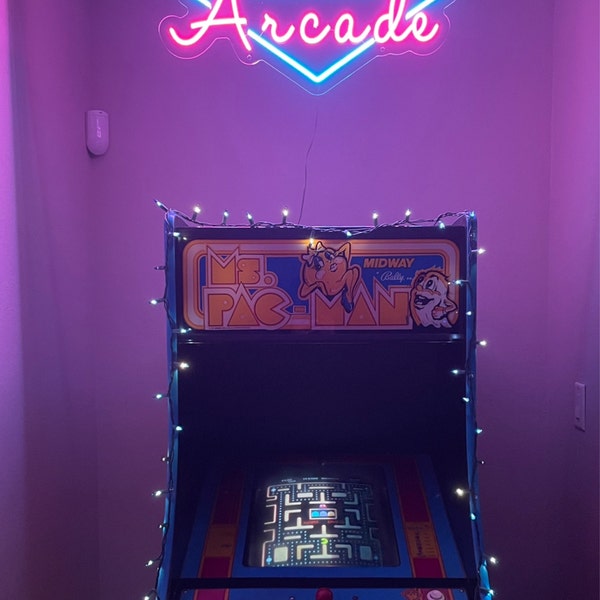 Arcade Neon Sign, Custom Neon Sign, Neon Sign Bedroom, LED Neon Light ...