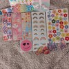 Holographic Winking Cat Sticker Reflective Rainbow Black Outline - Etsy