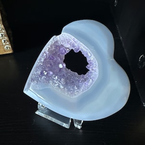 Crystal Heart Display Stands one - Etsy